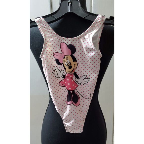 Disney | Swim | Disney Store Minnie Mouse Pink Polka Dot Swimsuit Piece ...